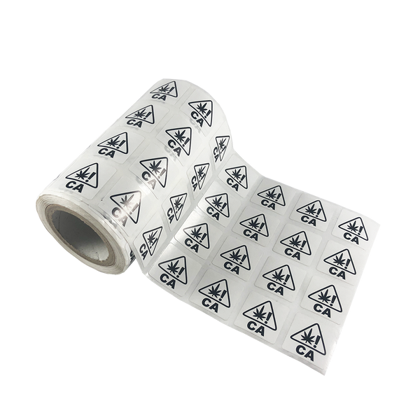 California Universal Symbol Stickers - 1000 Qty – Weedbags.com